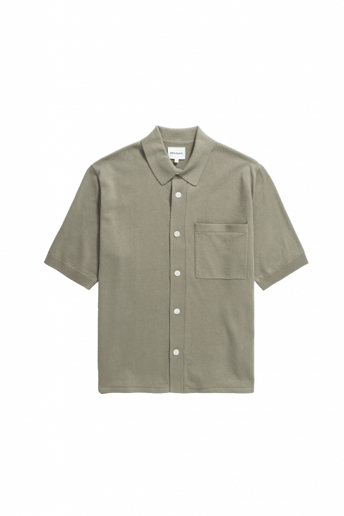 NORSE PROJECTS Rollo Cotton Linen Polo - Clay - deKarl